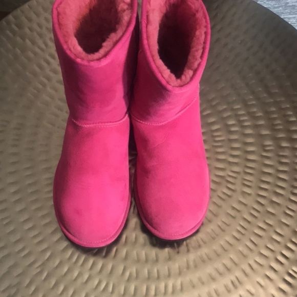 UGG | Shoes | Ugg Womens Bright Pink Winter Boots | Poshmark